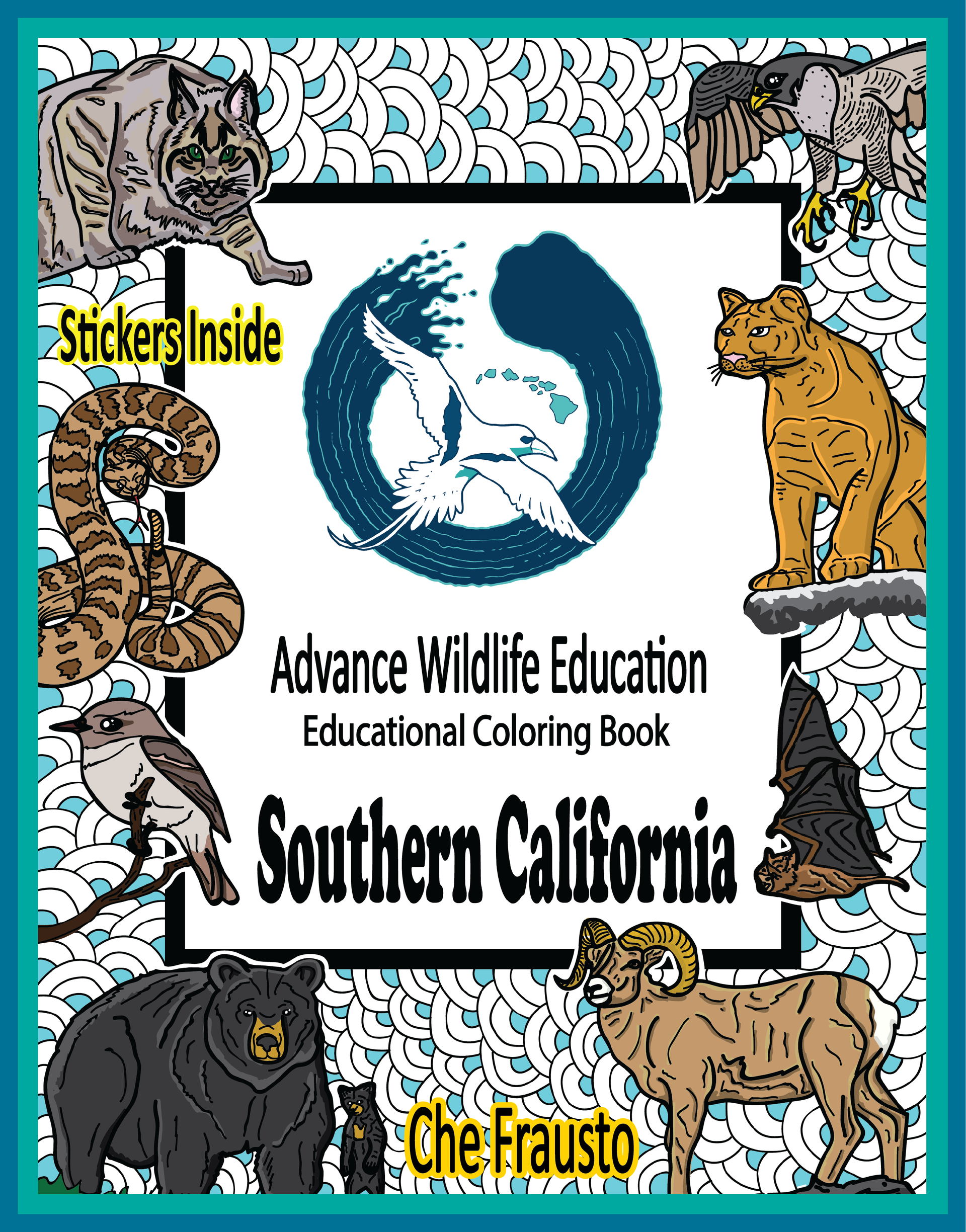 coloring book california